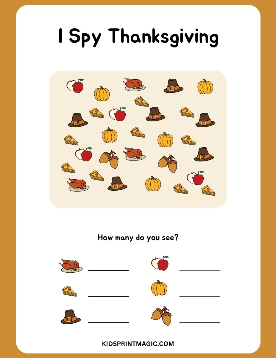 Free Printable I Spy Thanksgiving Game – Kids Print Magic