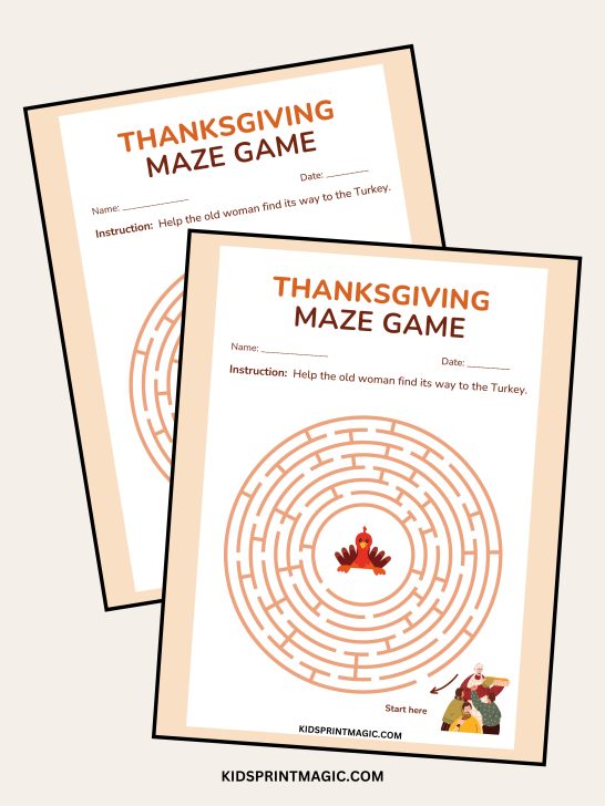 Free Printable I Spy Thanksgiving Game – Kids Print Magic