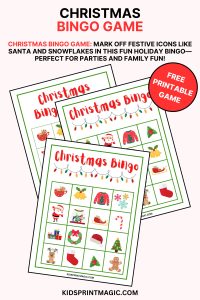 Free Printable Christmas Bingo – Kids Print Magic