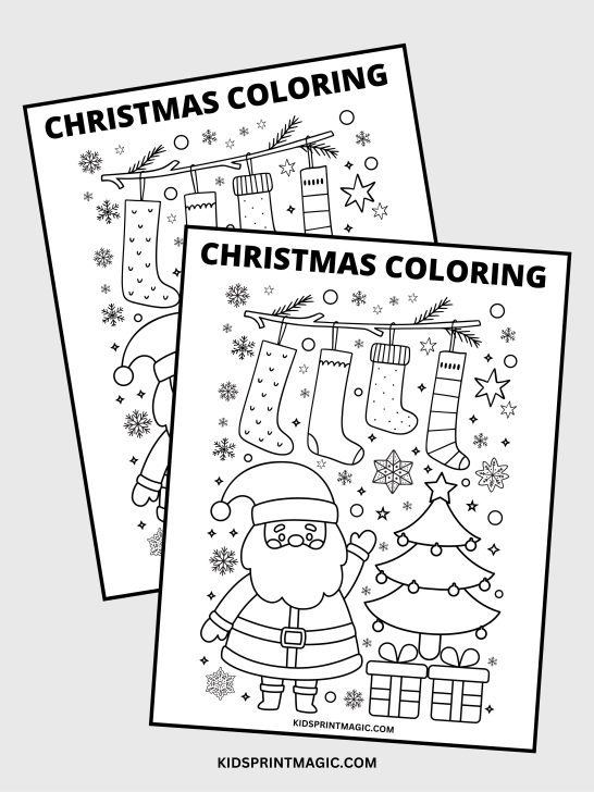 Free Printable Christmas Bingo – Kids Print Magic