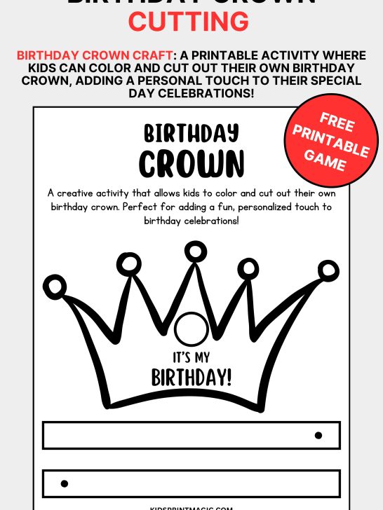 Free Printable Birthday Cup Cake Coloring – Kids Print Magic