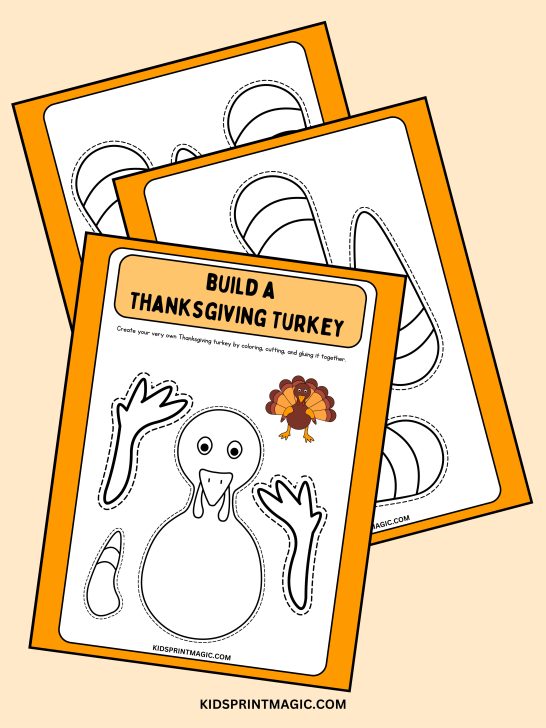 Free Printable Thanksgiving Turkey Coloring – Kids Print Magic