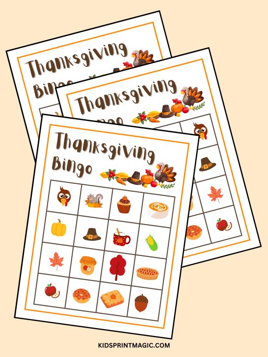 Free Printable Thanksgiving Scavenger Hunt Game – Kids Print Magic