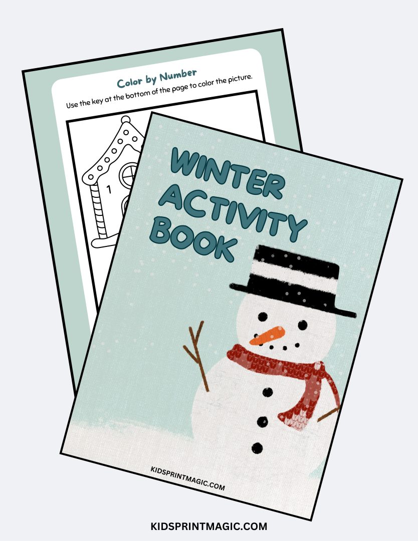 Free Printable Winter Activity Book – Kids Print Magic